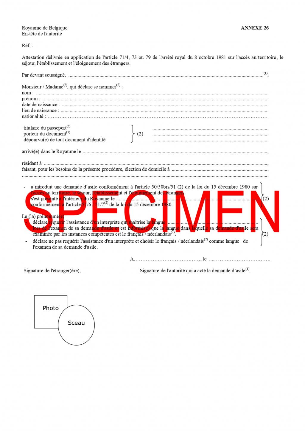 Introduction de ma demande | Fedasil info - informatieplatform voor ...